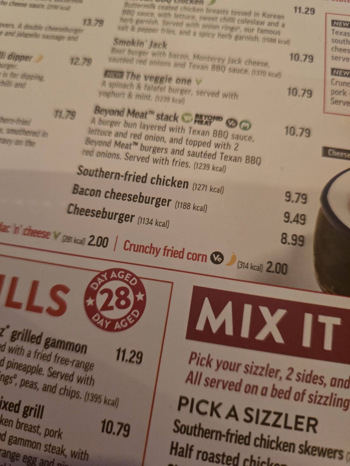Menu at Sixfields pub & bar, Northampton, Sixfields Leisure