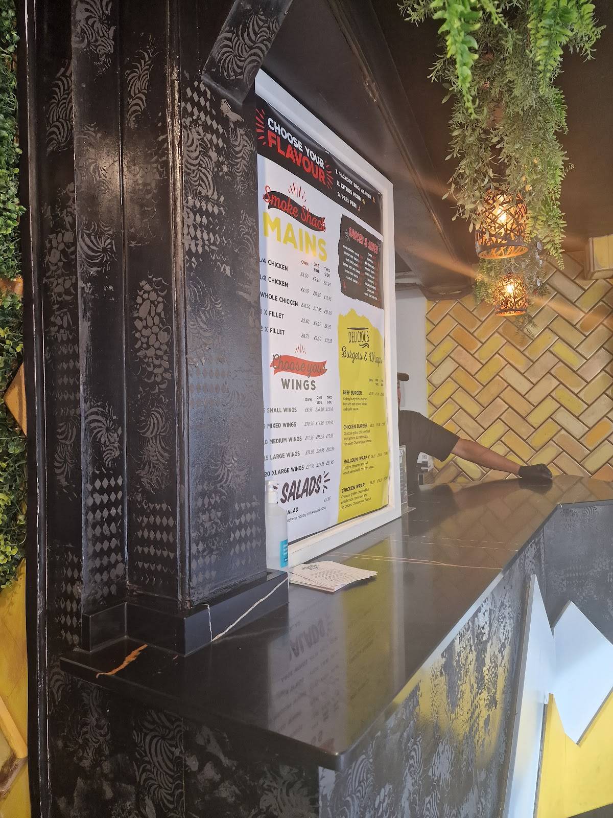 Menu at Smoke Shack restaurant, Canterbury