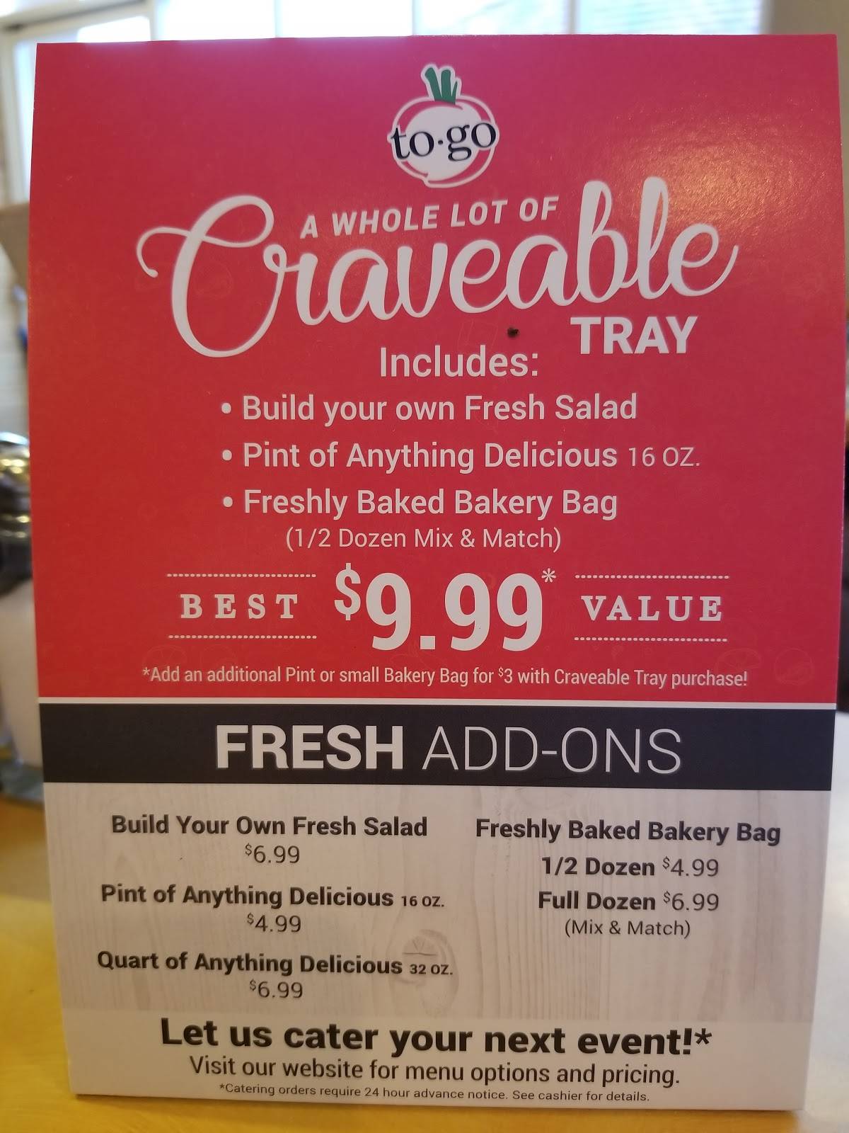 Menu at Souplantation restaurant, Rancho Cucamonga
