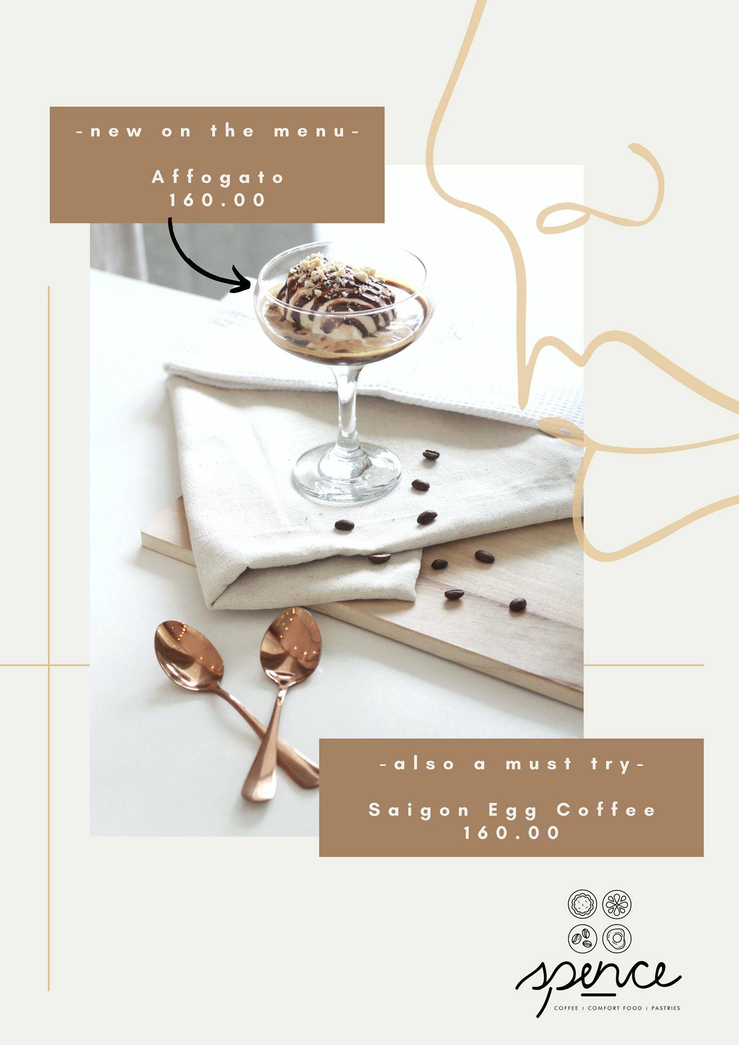 Carta de Spence Cafe & Kitchen, Cebú, Ground Floor Tower 2 Solinea ...