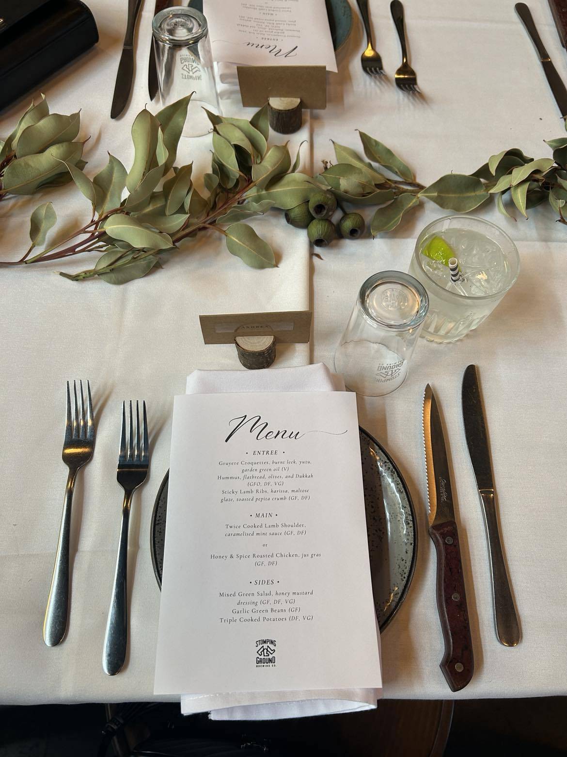 Menu at Stomping Ground Brewery & Beer Hall - Morris Moor restaurant ...