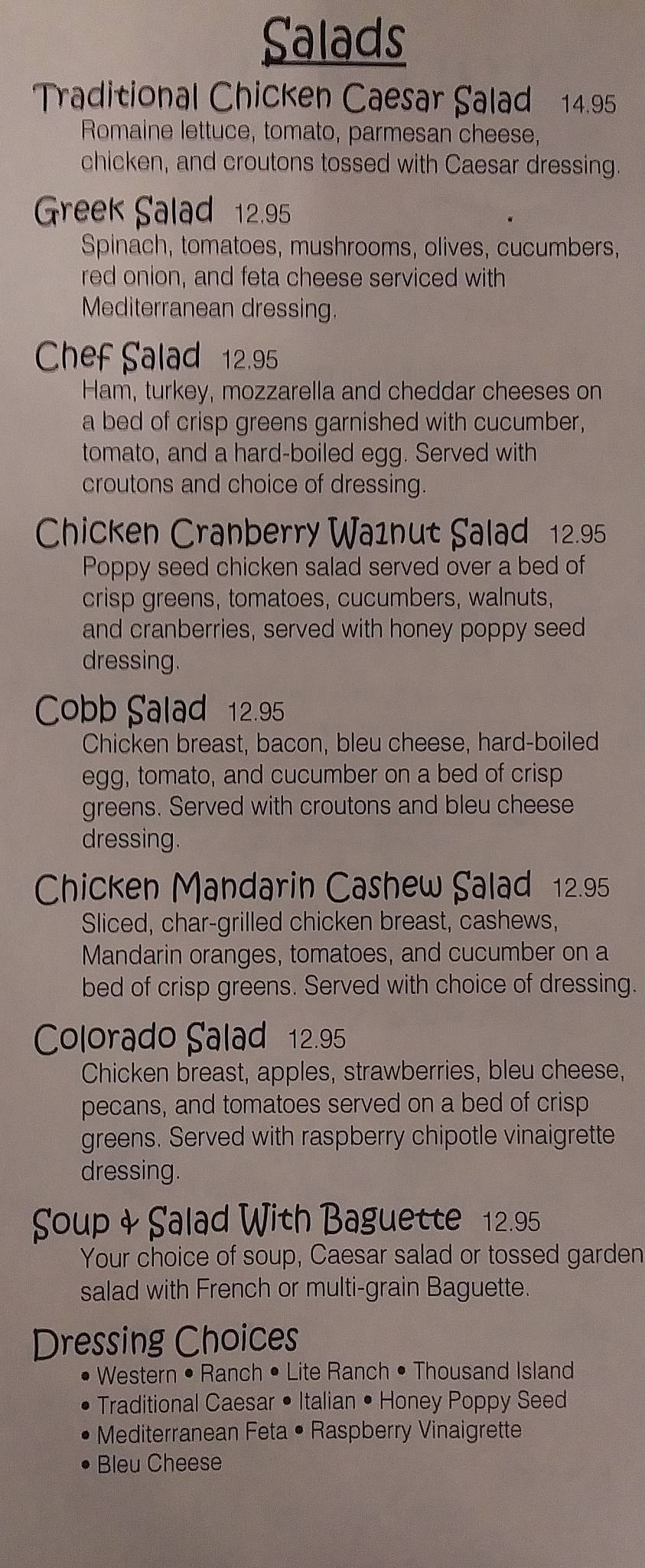 Menu at Stone Cup Coffee House & Stone's Deli, Escanaba