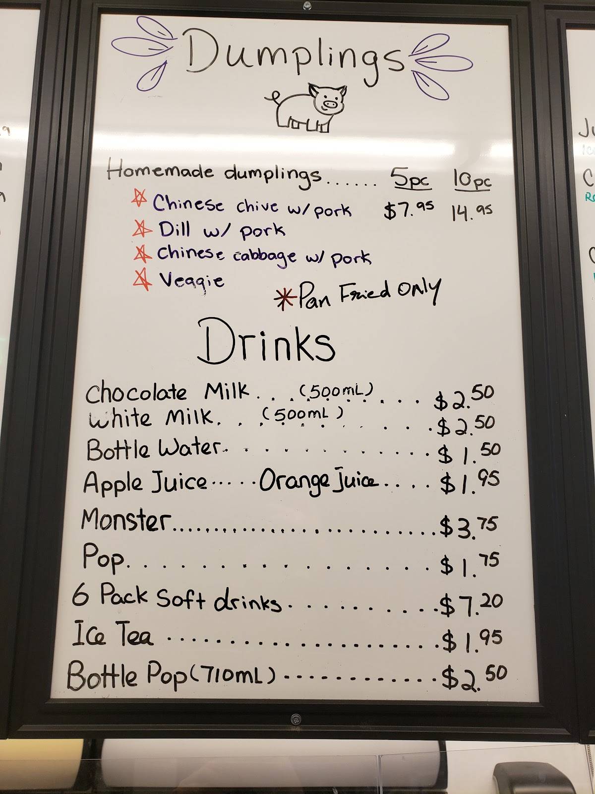 Menu at Sub World pizzeria, Sudbury