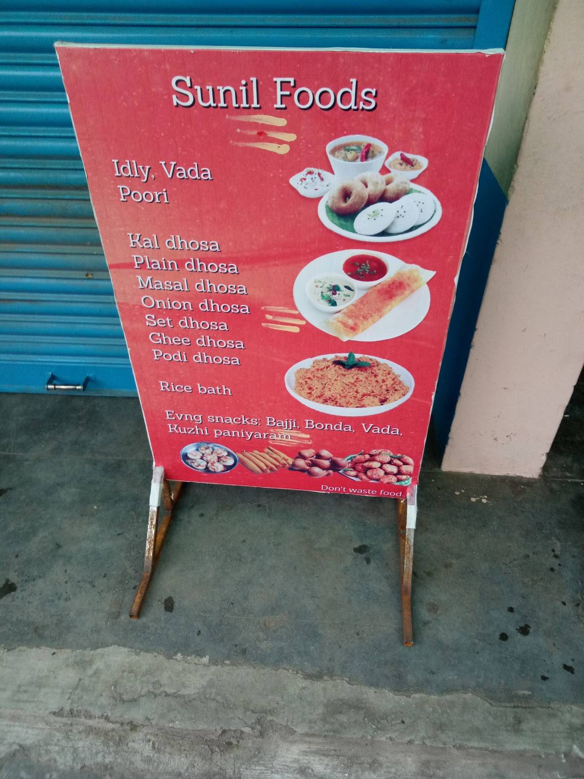 Menu at Sunil Foods, Bengaluru
