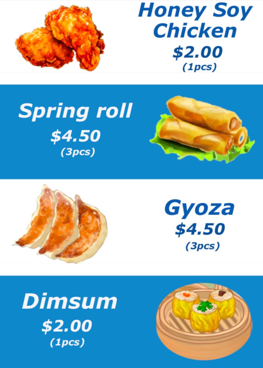 Menu at Sushi Bom restaurant, Jacobs Well
