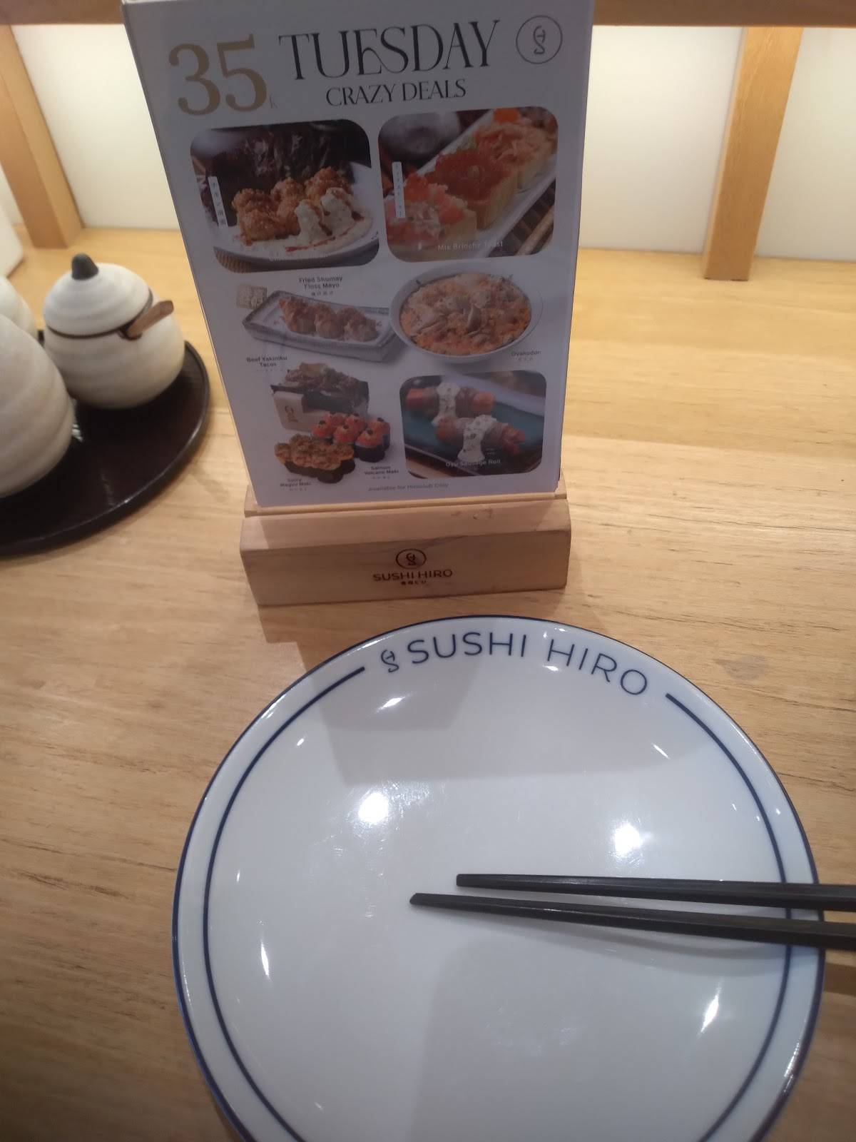 Menu at Sushi Hiro Aeon Deltamas Cikarang restaurant, Bekasi Regency