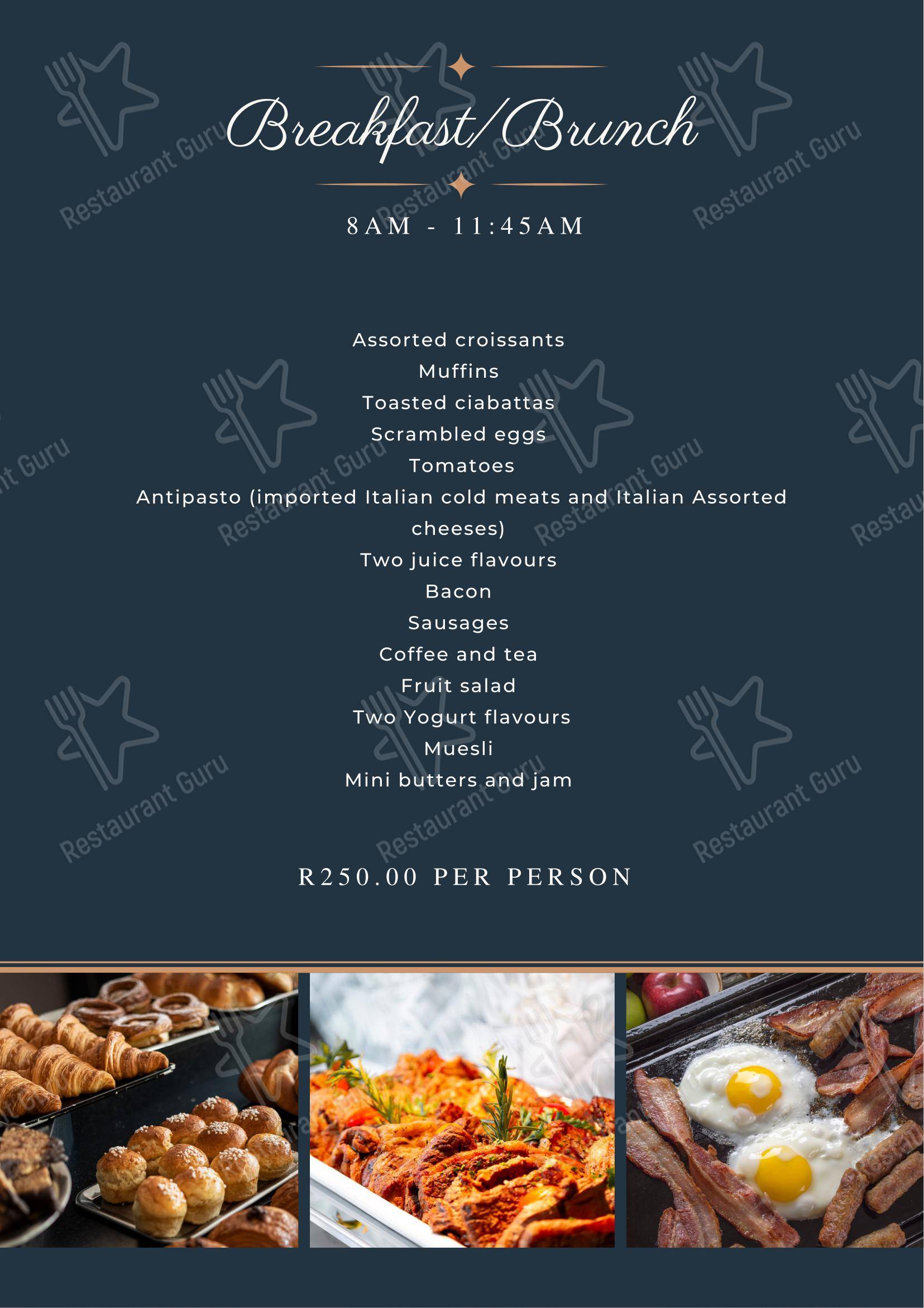 Menu at TONINO CUCINA BENONI restaurant, Benoni
