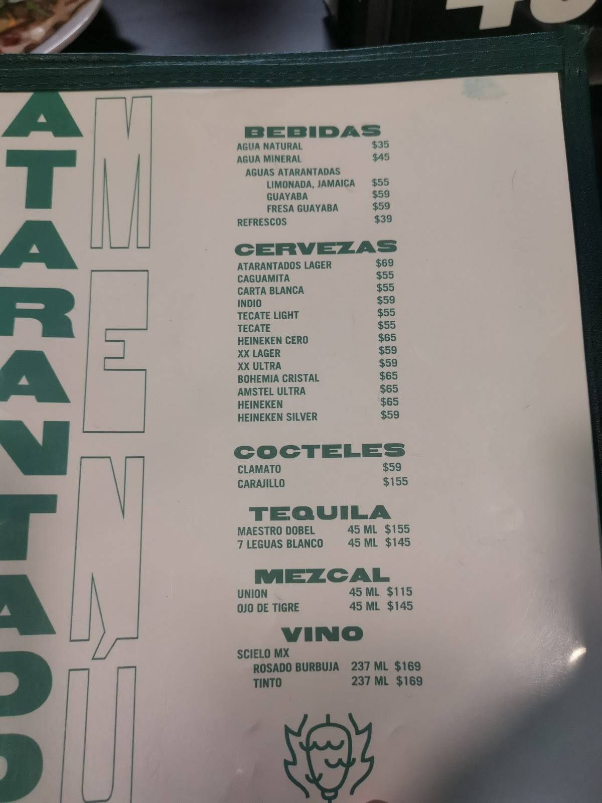 Carta del restaurante Tacos Atarantados, San Pedro Garza García, Av ...
