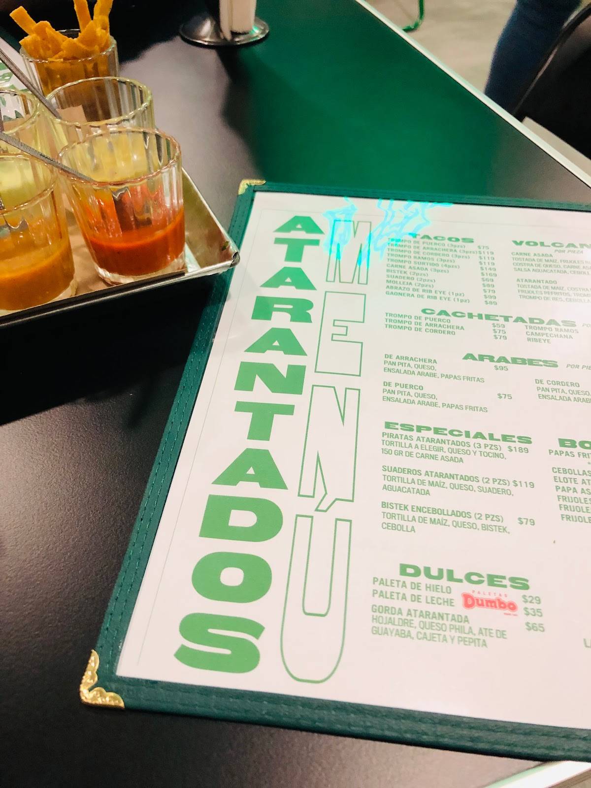 Carta del restaurante Tacos Atarantados, San Pedro Garza García, Av ...