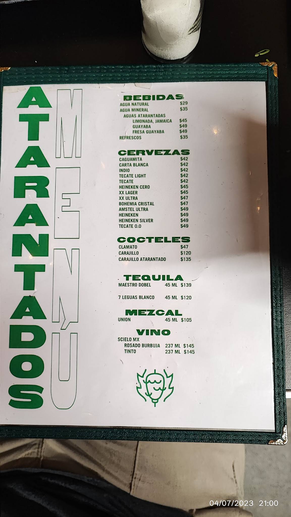 Carta del restaurante Tacos Atarantados, San Pedro Garza García, Av ...