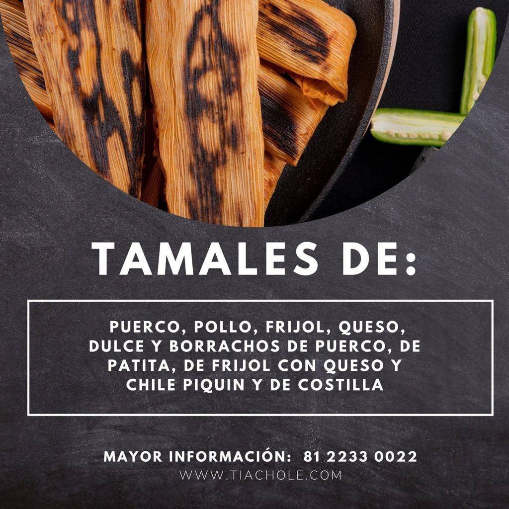 Carta de Tamales Tia Chole Fray Bartolome, San Nicolás de los Garza