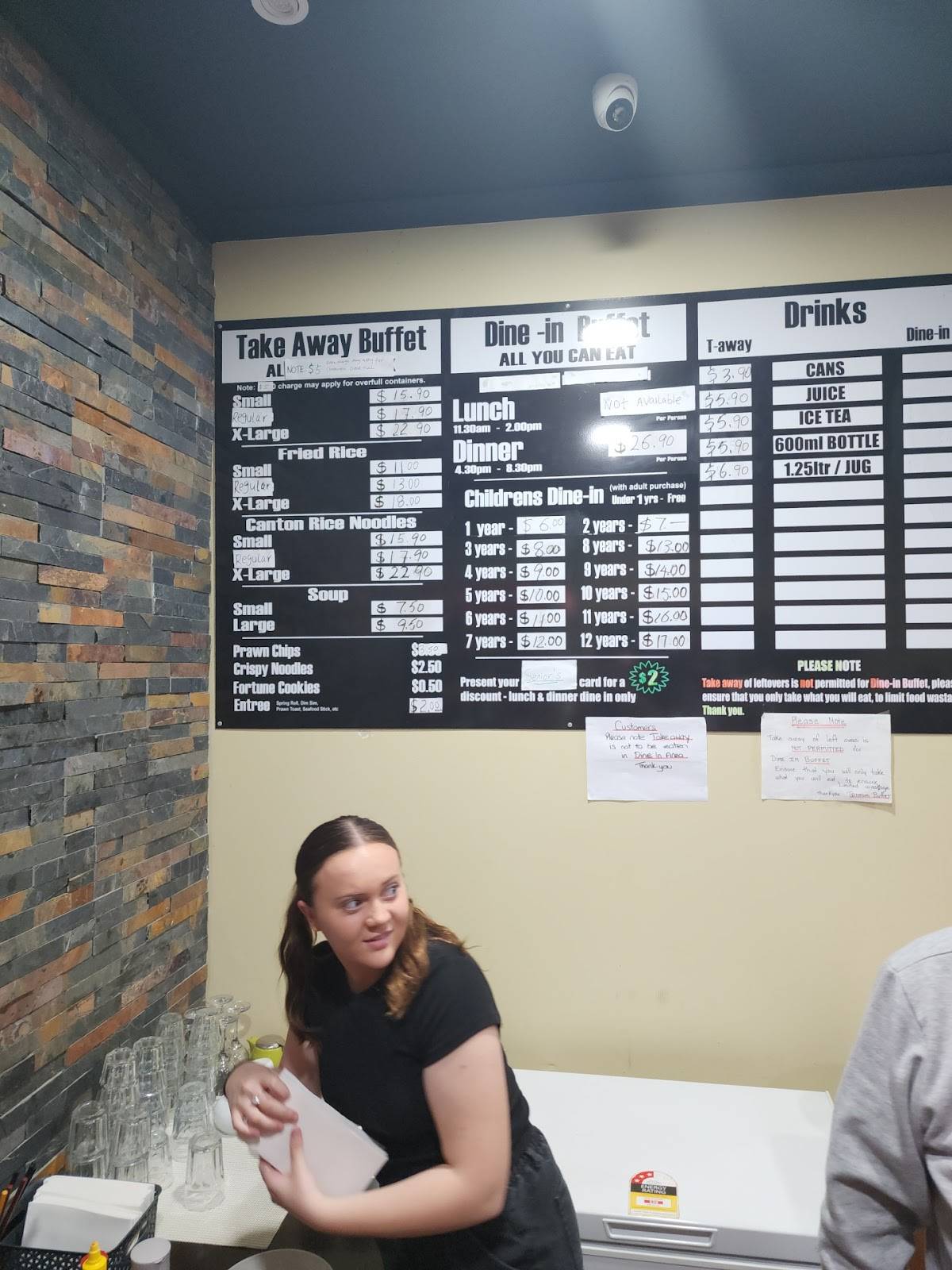 Menu at Tannum Buffet, Tannum Sands, Unit 1 A/97 Hampton Dr