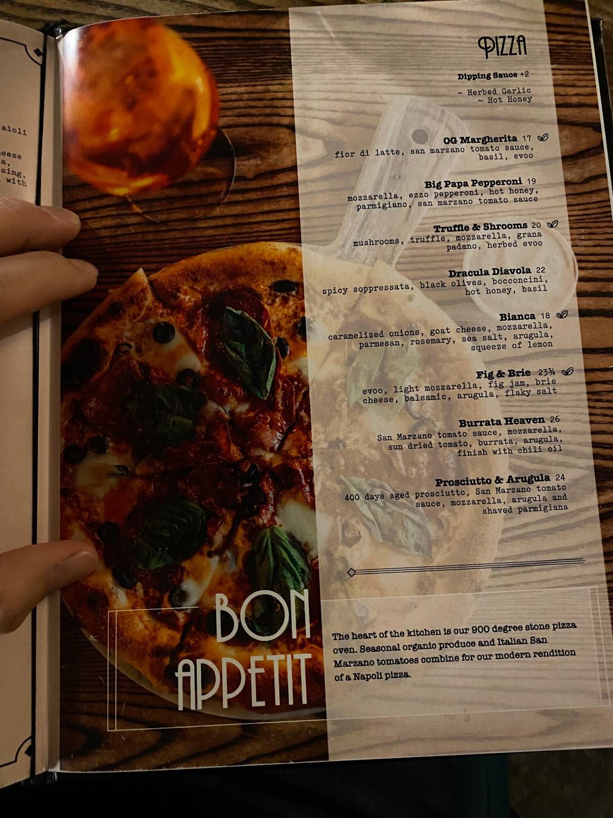 Menu at Taps Public House, Mississauga