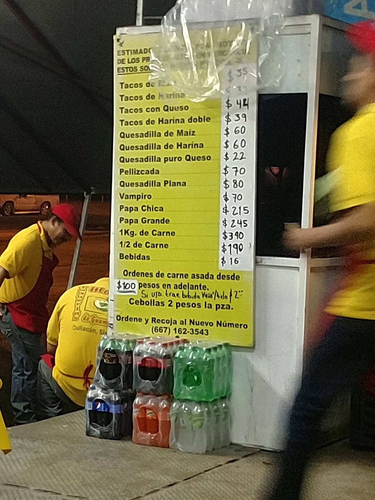 Carta del restaurante Taquería Mayel, Culiacán Rosales, Blvd. Francisco ...