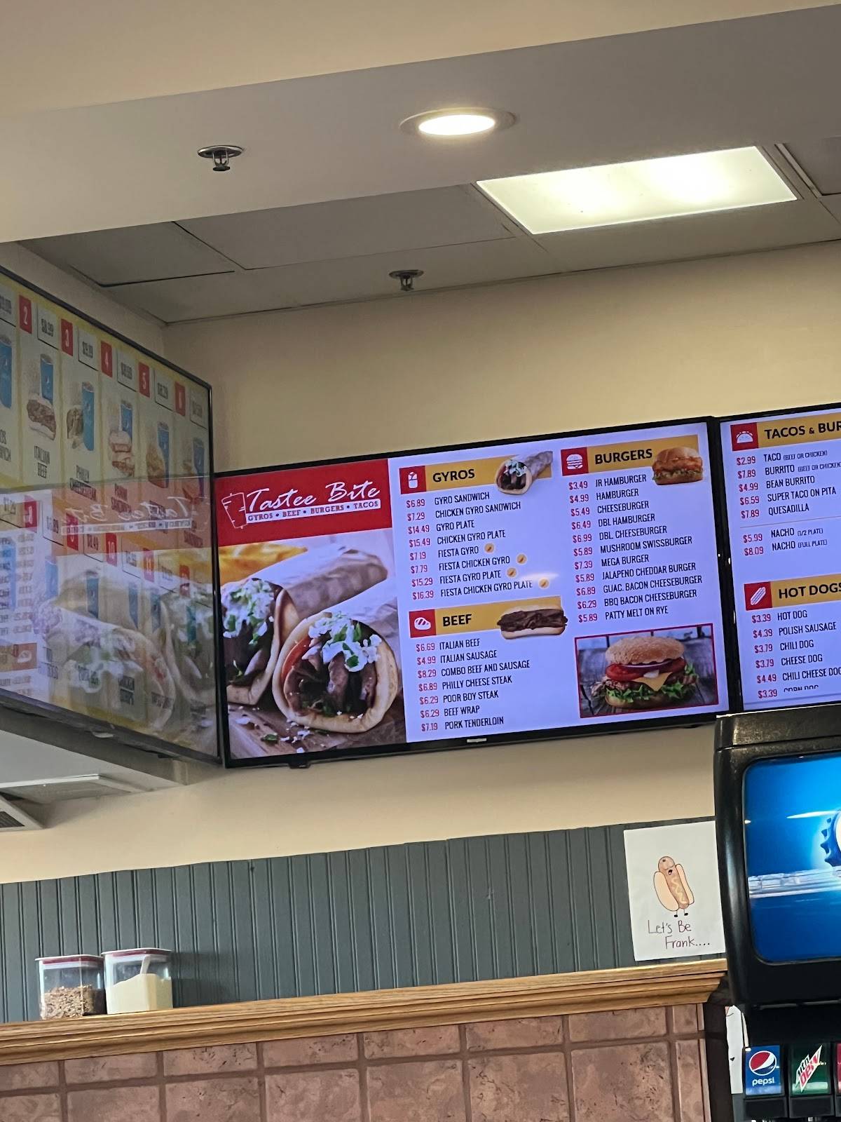 Menu at Tastee Bite restaurant, Plano