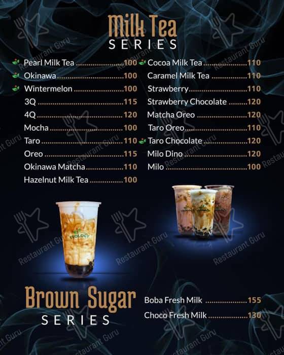 Menu at Teology Cafe, Mandaue City