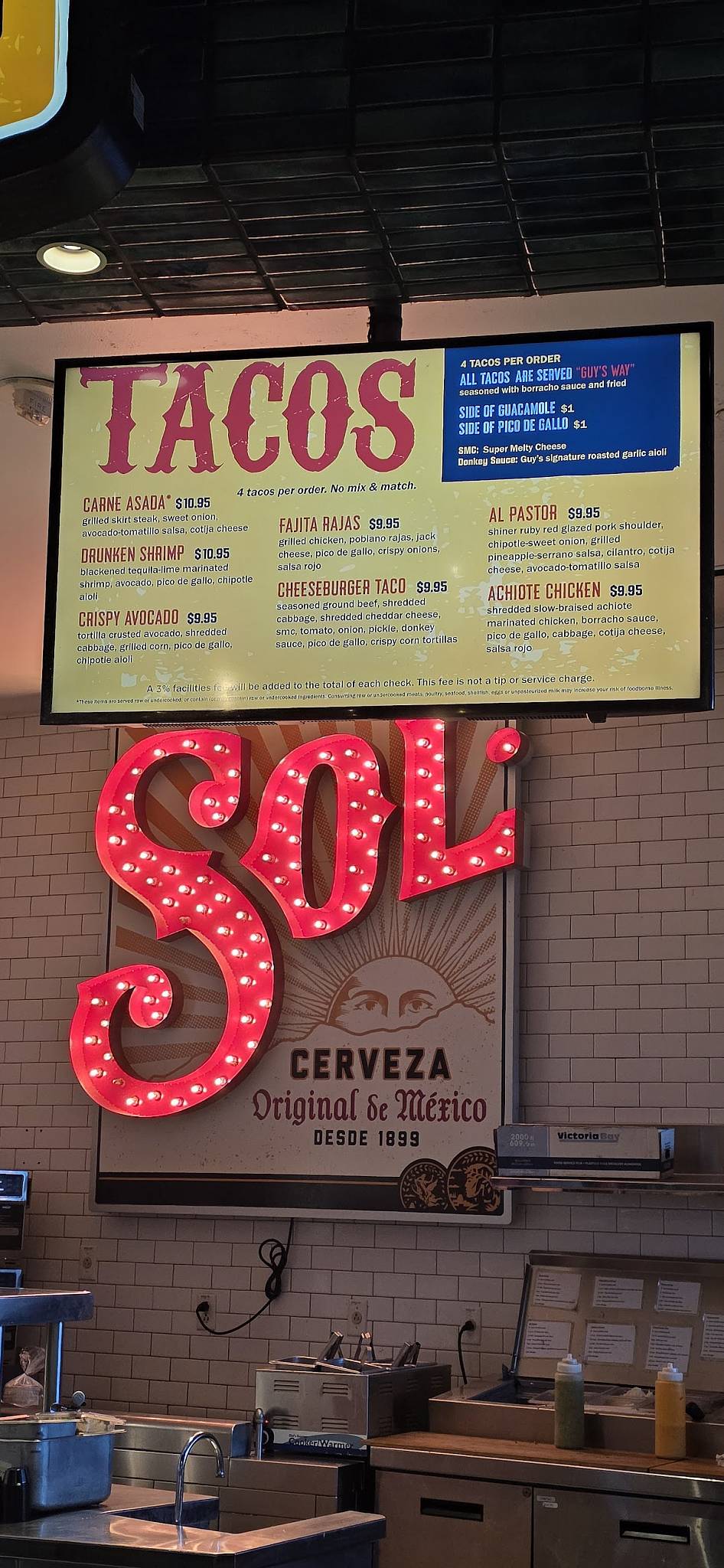 Menu at Texas Live! pub & bar, Arlington