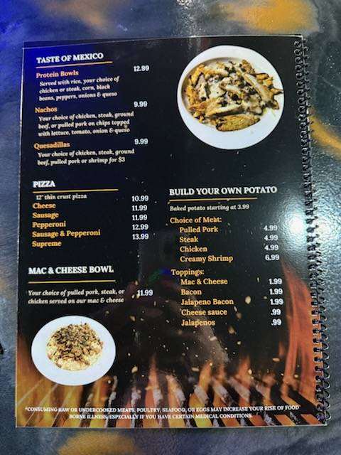 Carta de That Bar & Grill, Danville