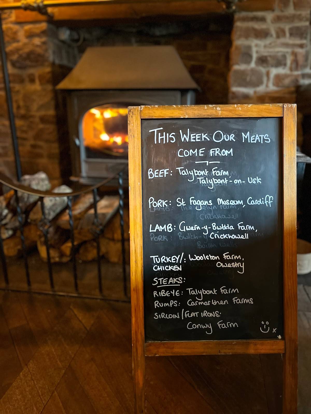 Menu at The Ancient Briton pub & bar, Pen-y-cae