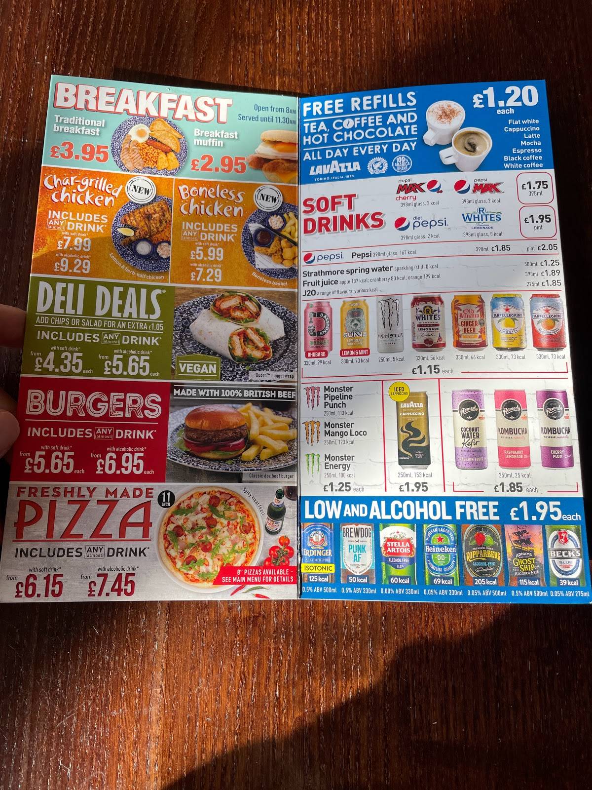 Menu at The Ash Tree - JD Wetherspoon pub & bar, Ashton-under-Lyne