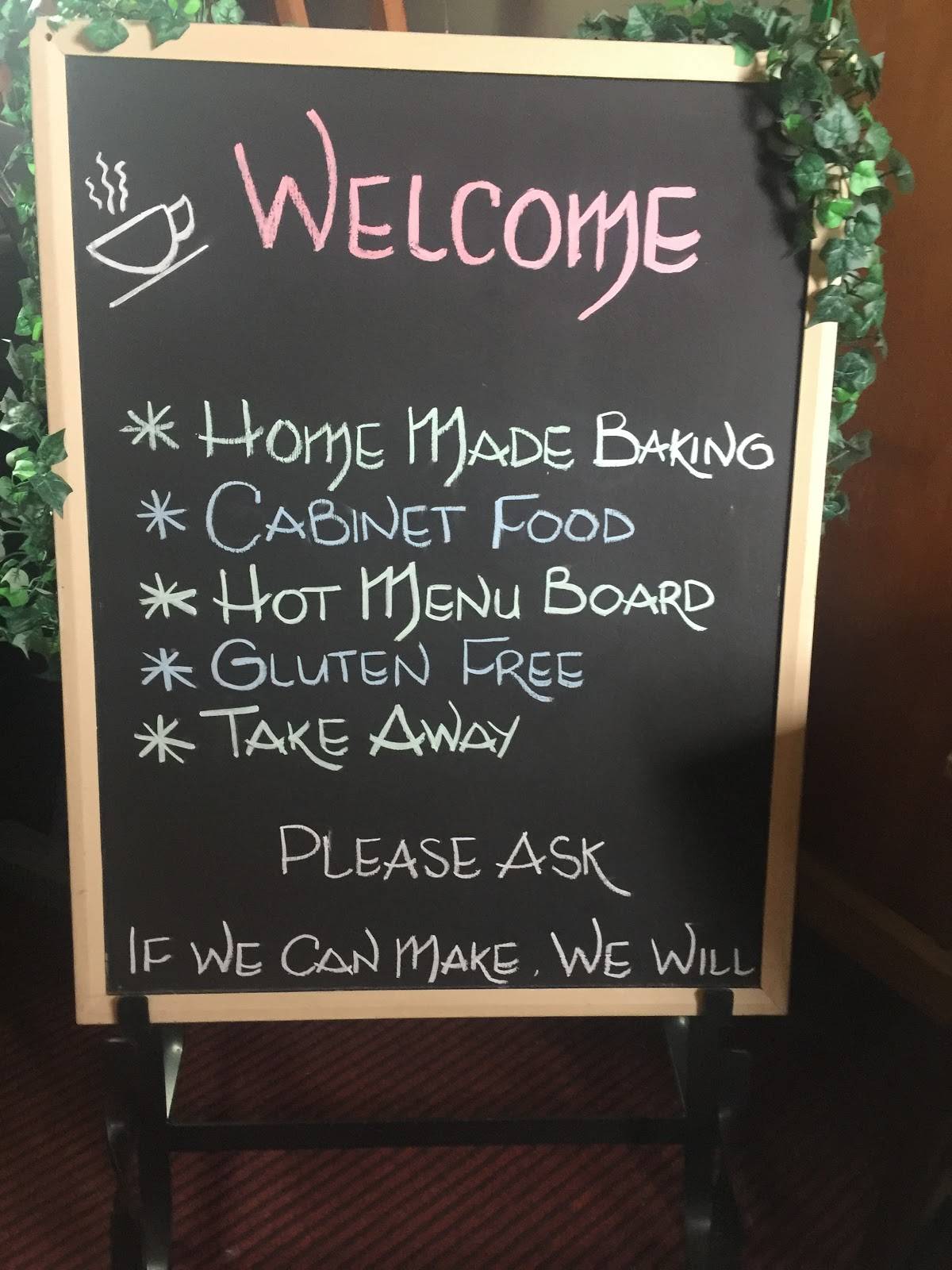 Menu at The Church Café cafe, Sanson