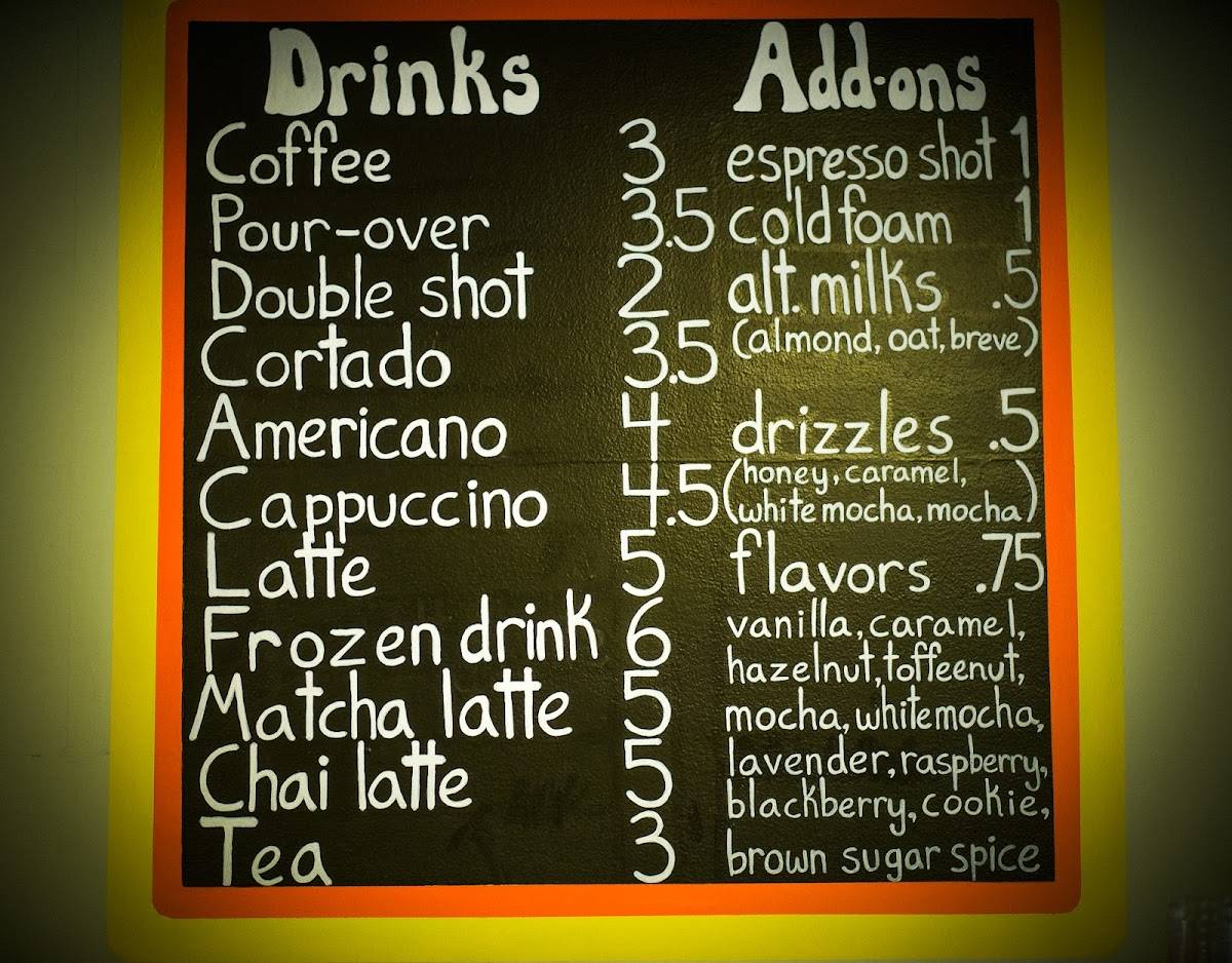 Menu at The Coffee Pot, Acworth