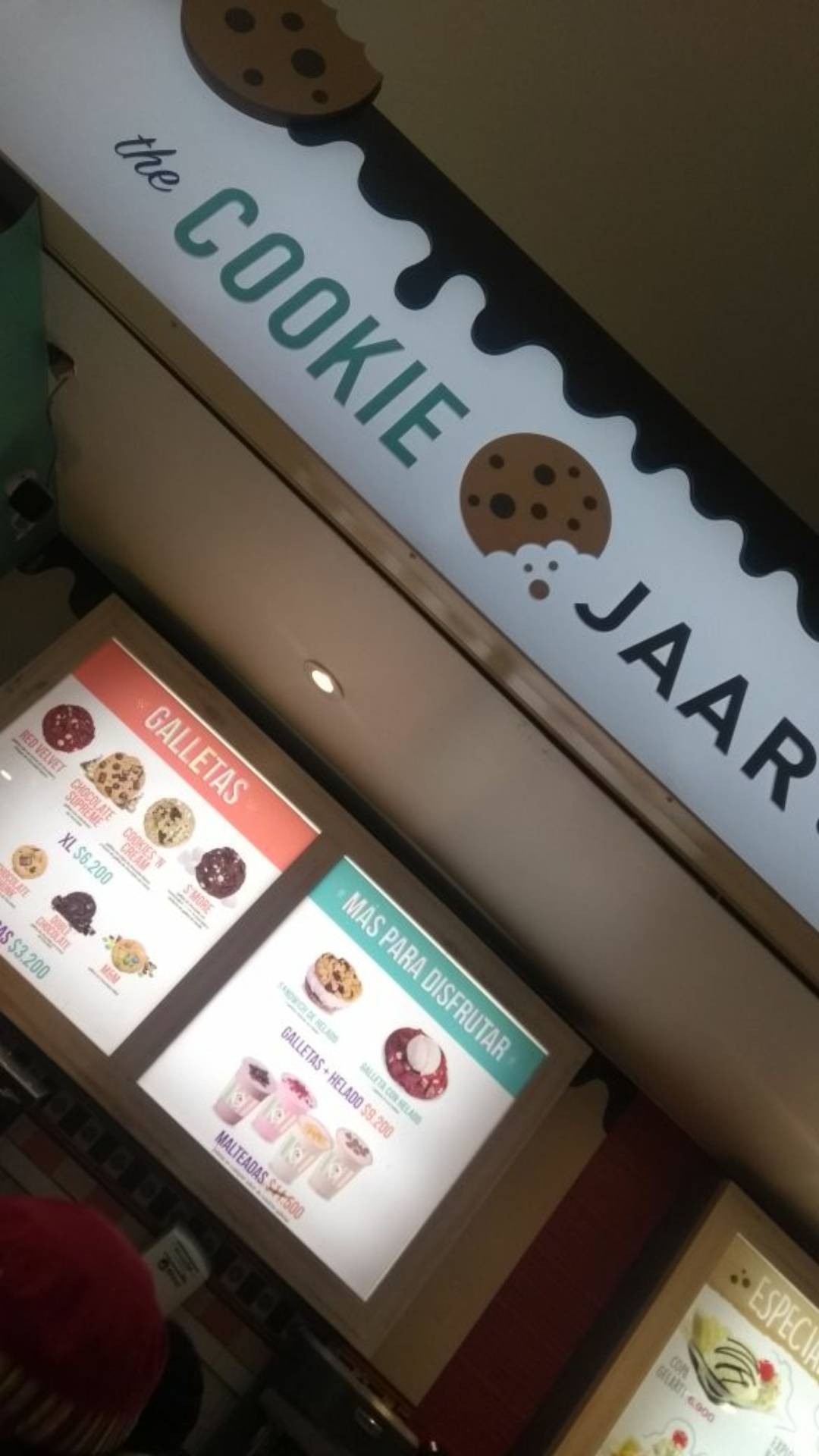 Carta del restaurante The Cookie Jaar Gran Estación, Bogotá