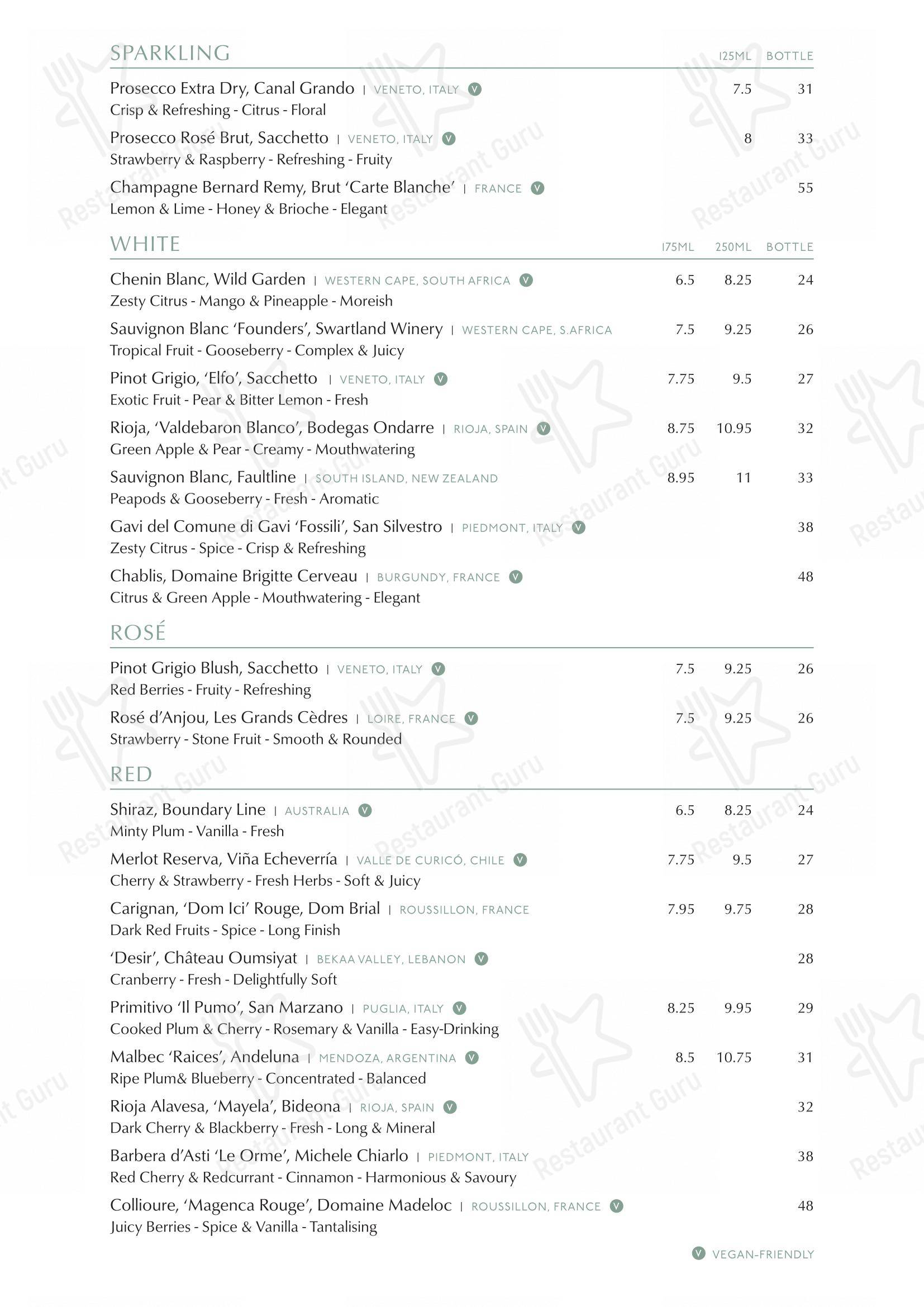 Menu at The Crown Inn pub & bar, Dickleburgh