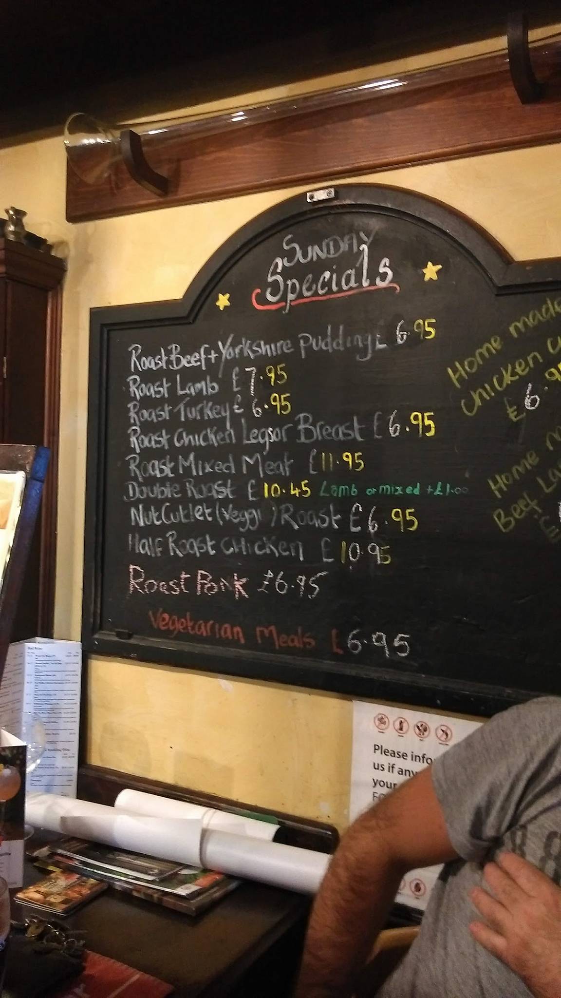 Menu at The Derby Arms pub & bar, Ormskirk, Prescot Rd