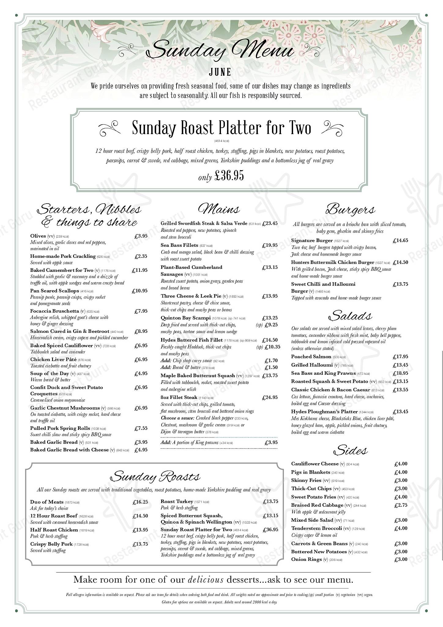 Menu at The Ffrwd pub & bar, Wrexham