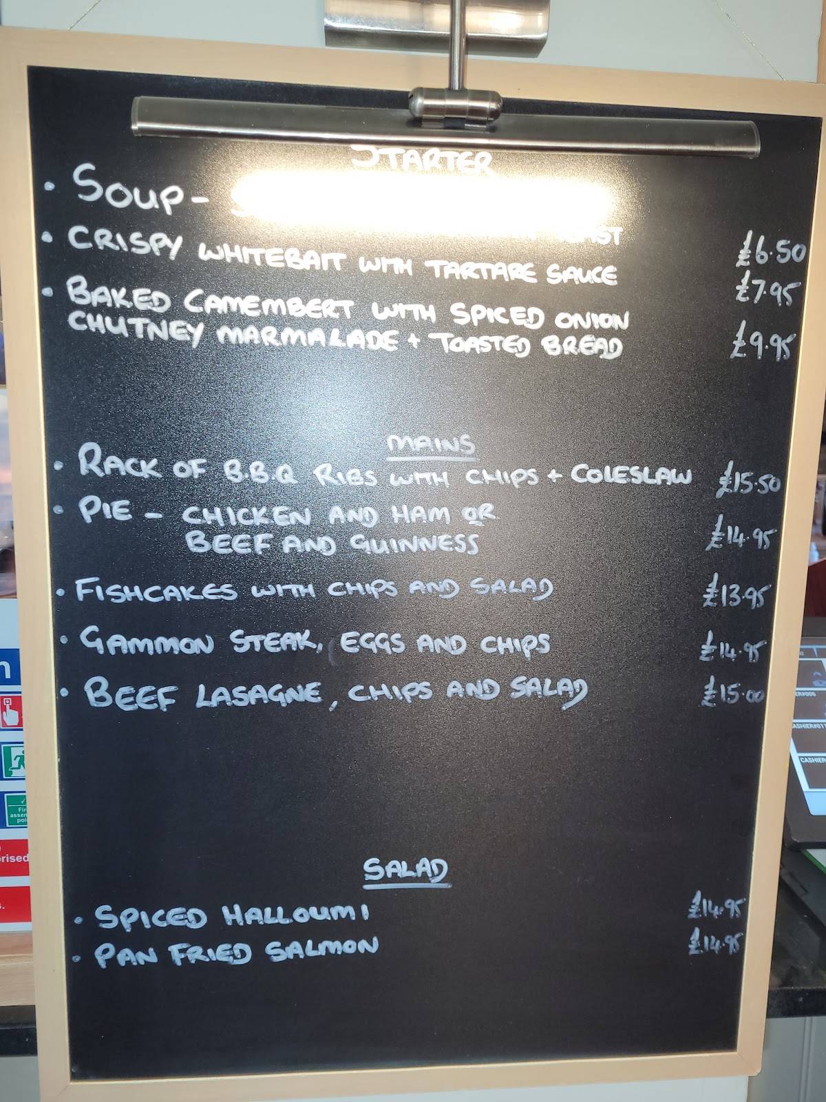 Menu at The Fox Leafield pub & bar, Witney