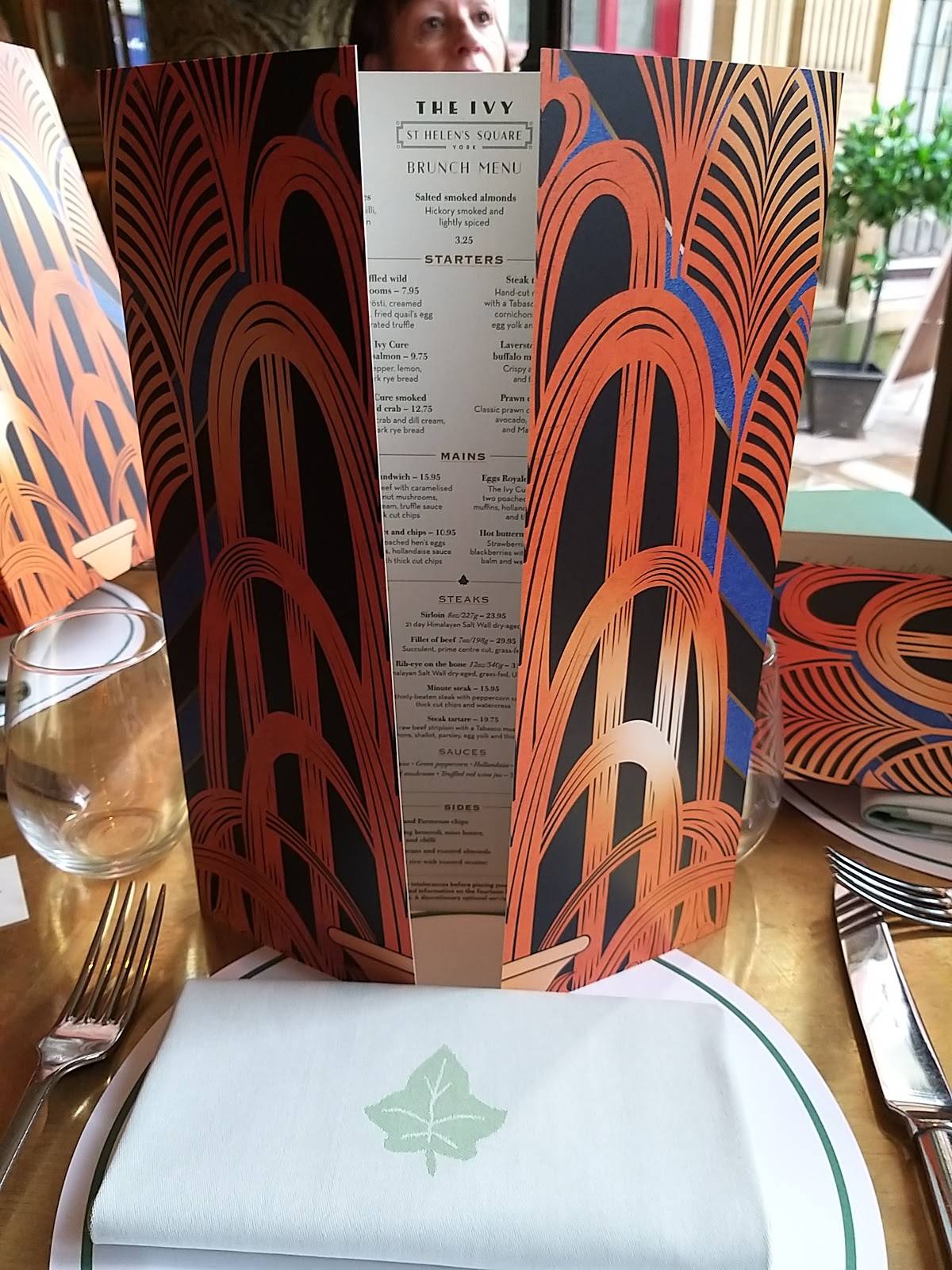 Menu at The Ivy St Helen's Square York restaurant, York, 2 St. Helen’s ...