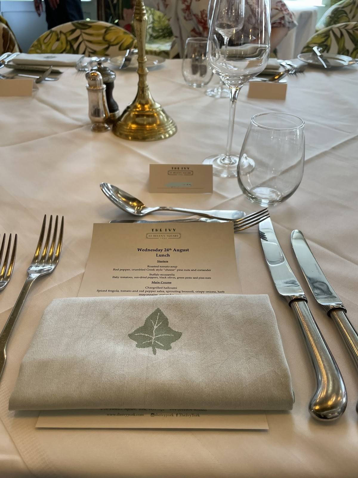 Menu at The Ivy St Helen's Square York restaurant, York, 2 St. Helen’s ...