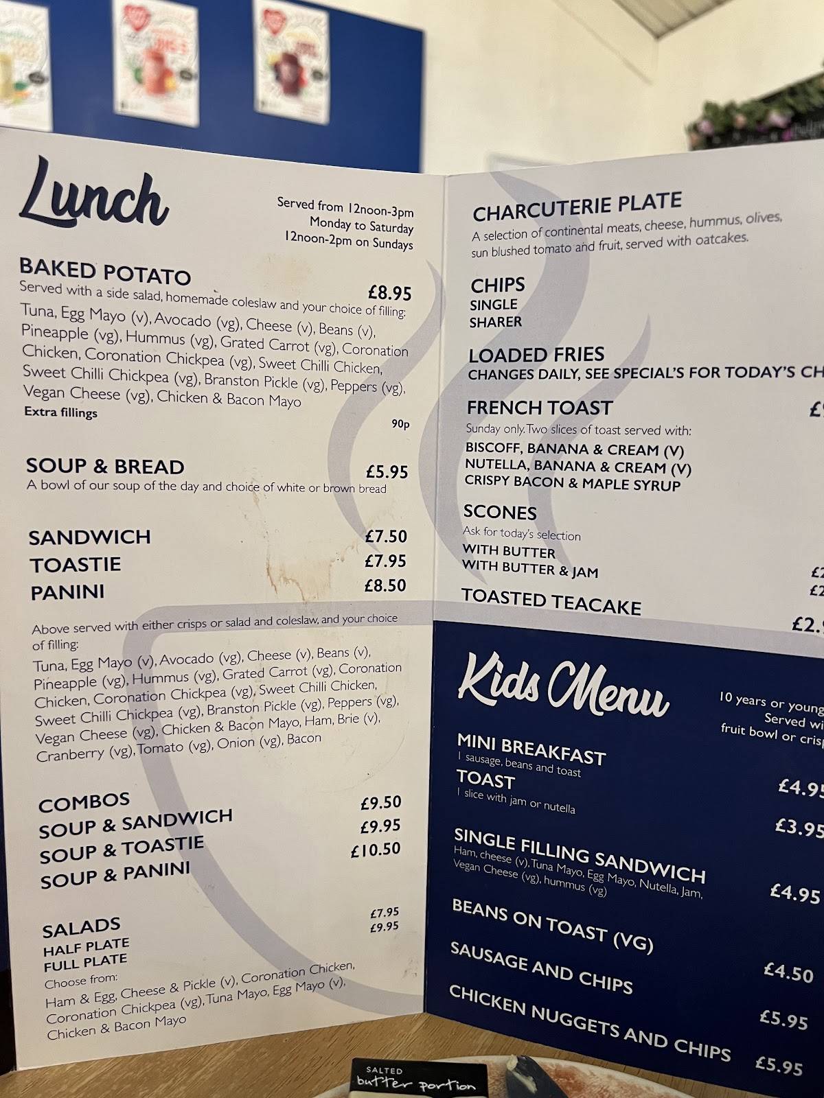 Menu at The Knowes Eatery and Coffee House, Kelso