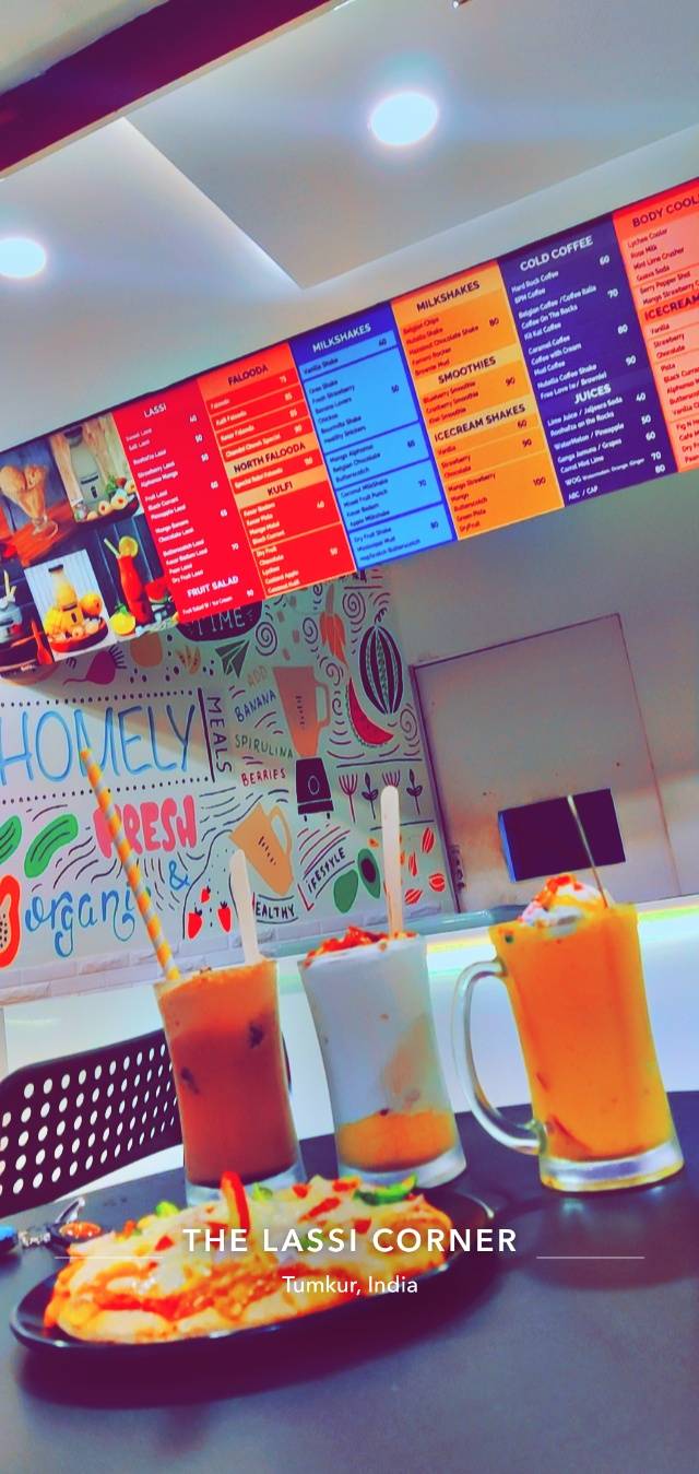 Menu at The Lassi Corner - ದಿ ಲಸ್ಸಿ ಕಾರ್ನರ್, Hanumanthapura