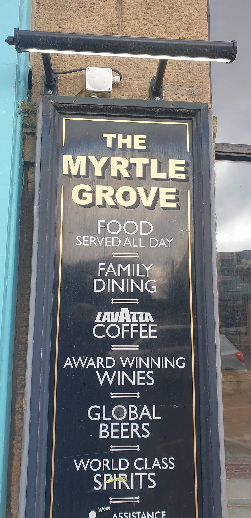 Menu at The Myrtle Grove - JD Wetherspoon pub & bar, Bingley, 141 Main St