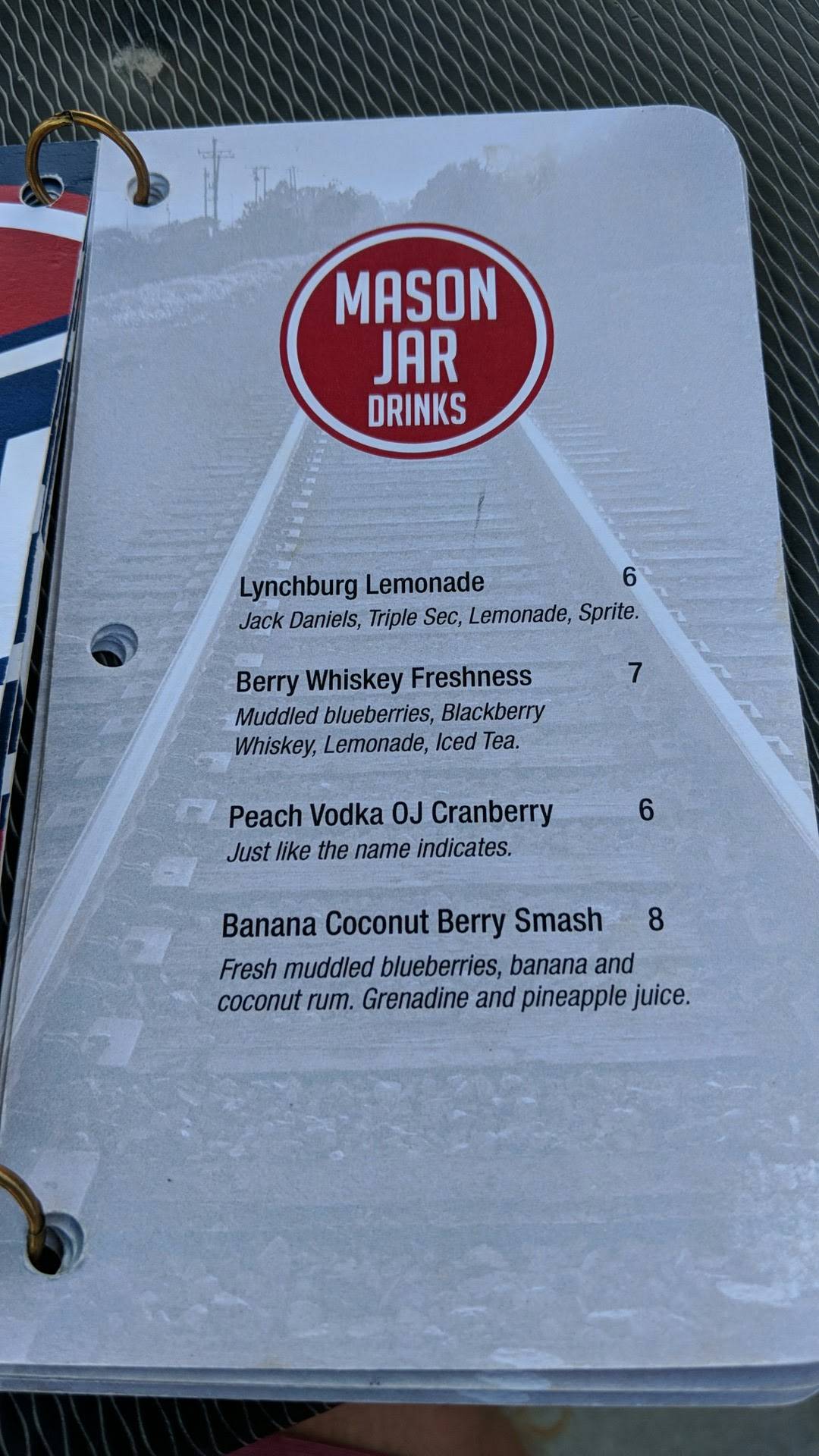 Menu at The Nineteen14 Depot pub & bar, Minburn