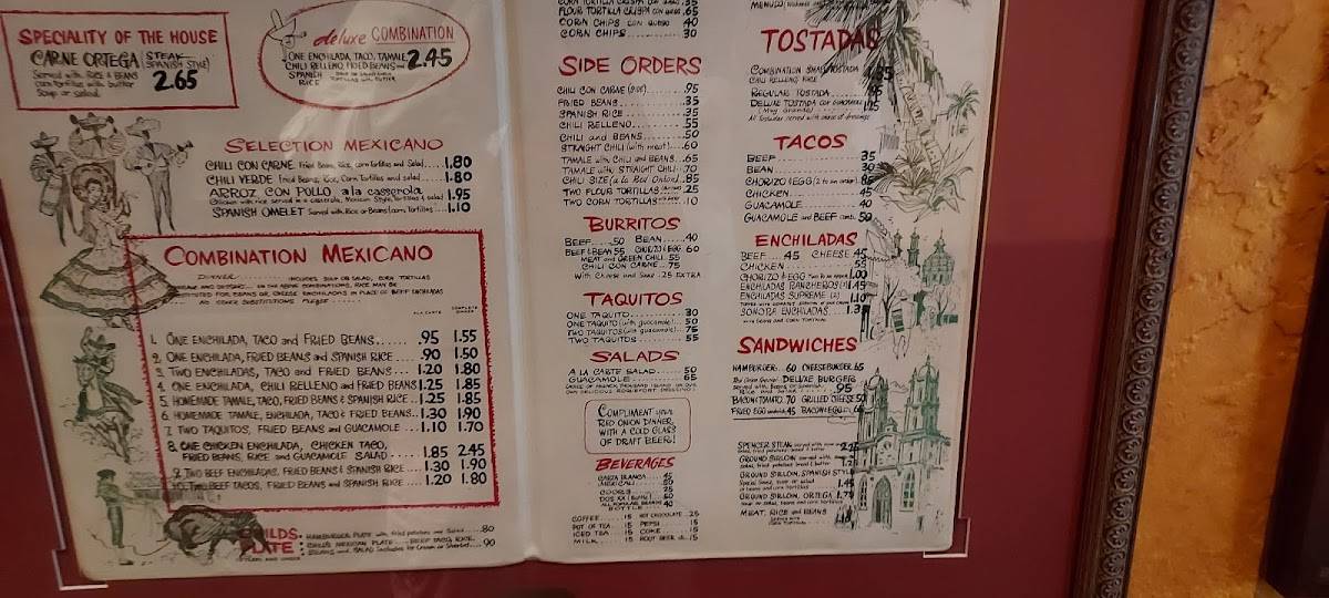Menu at The Original Red Onion pub & bar, Rolling Hills Estates