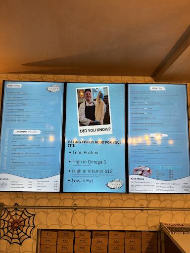 Menu at The Oyster Shell fast food, Bath