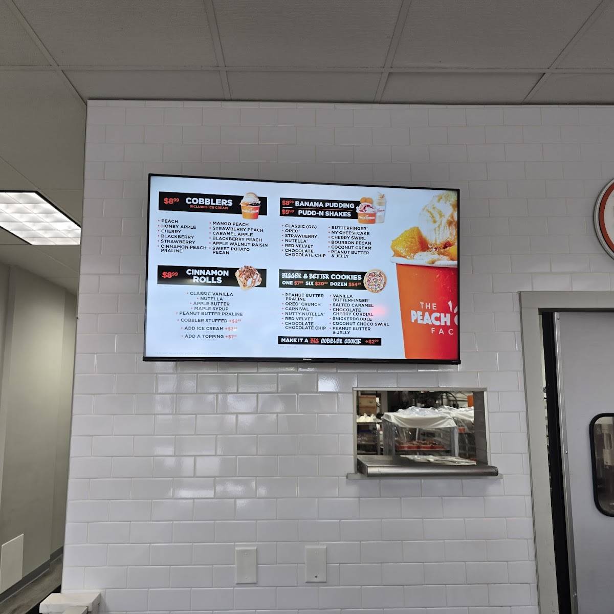 Menu at The Peach Cobbler Factory-Cleveland Oh desserts, Independence