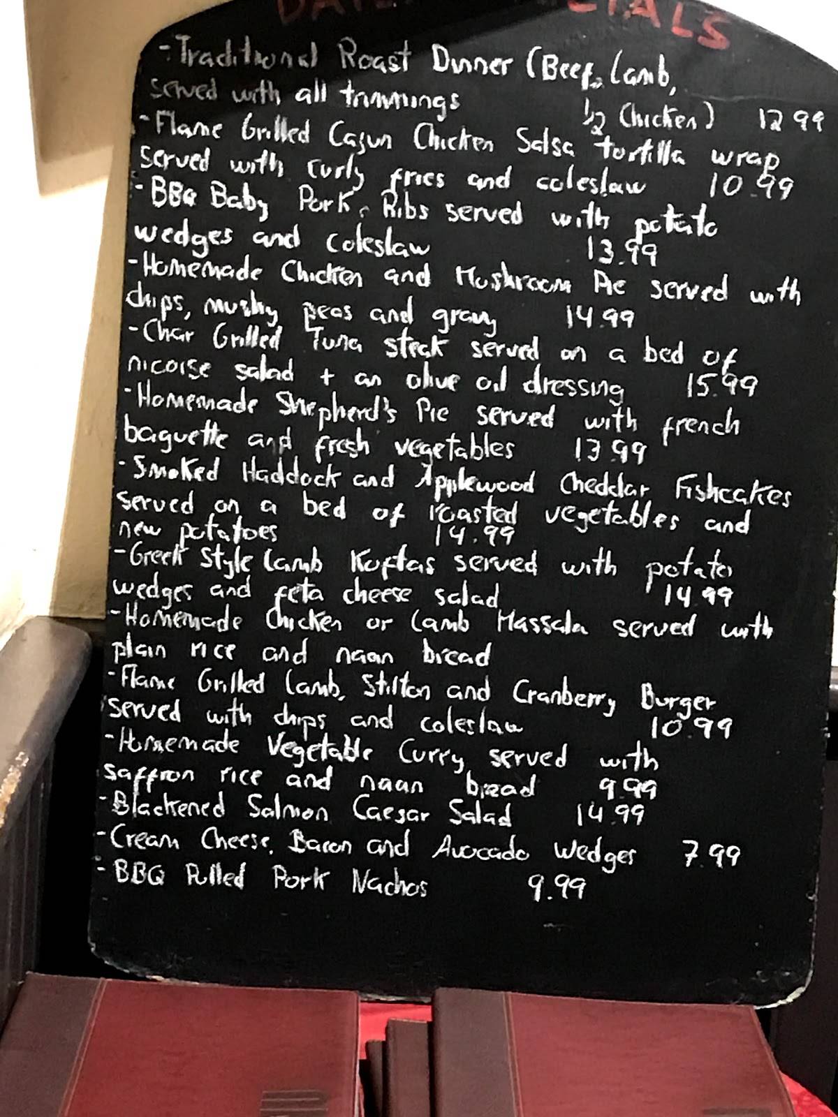 Menu at The Pheasant Inn & Restaurant Heathrow (over 18s only), Hayes ...