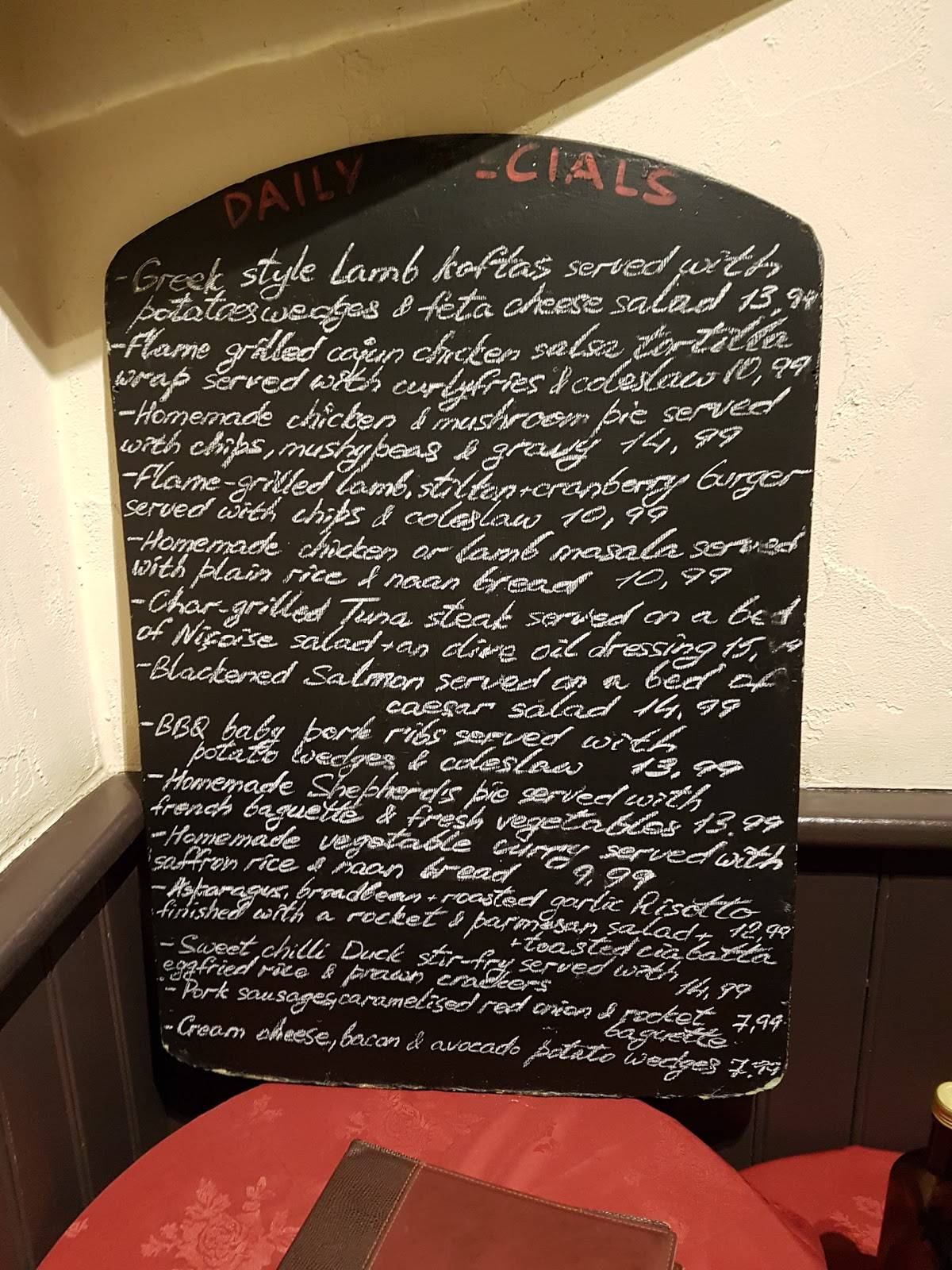 Menu at The Pheasant Inn & Restaurant Heathrow (over 18s only), Hayes ...