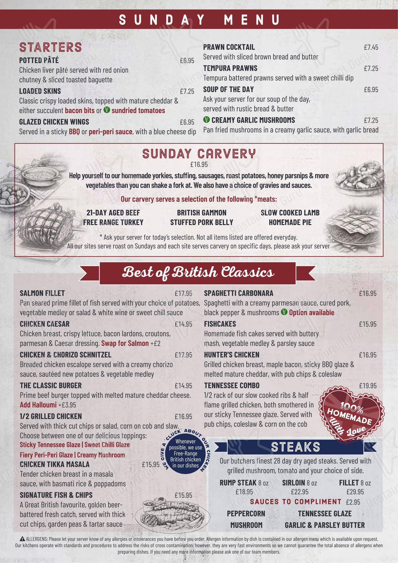 Menu at The Plough pub & bar, Hemel Hempstead, Leverstock Green Rd