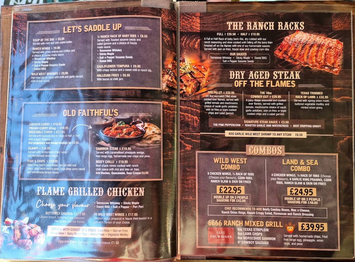 Menu at The Ranch Breakfast Bar and Grill, Resolven