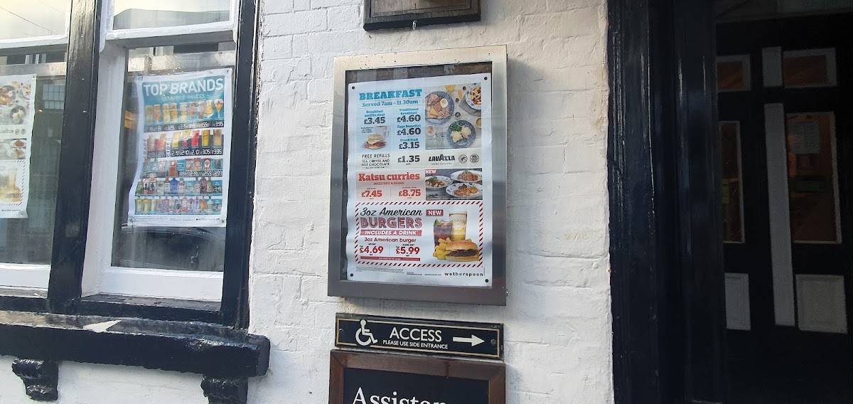 Menu at The Royal Hop Pole - J D Wetherspoon pub & bar, Tewkesbury, 94 ...