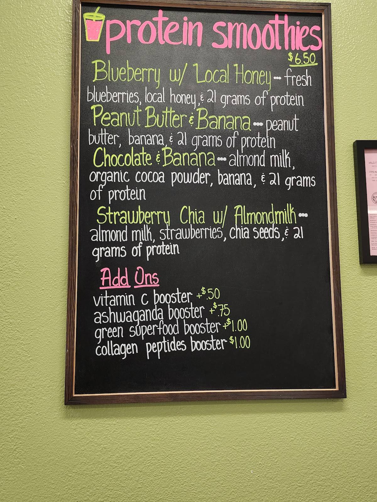 Menu at The Salty Pickle restaurant, Coalinga