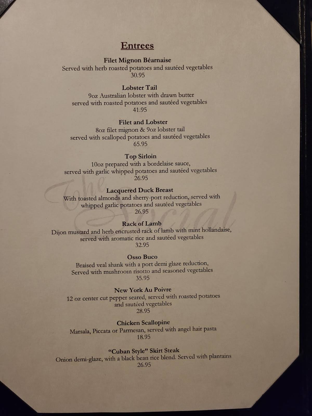 Menu at The Social pub & bar, Santa Clarita, Lyons Ave
