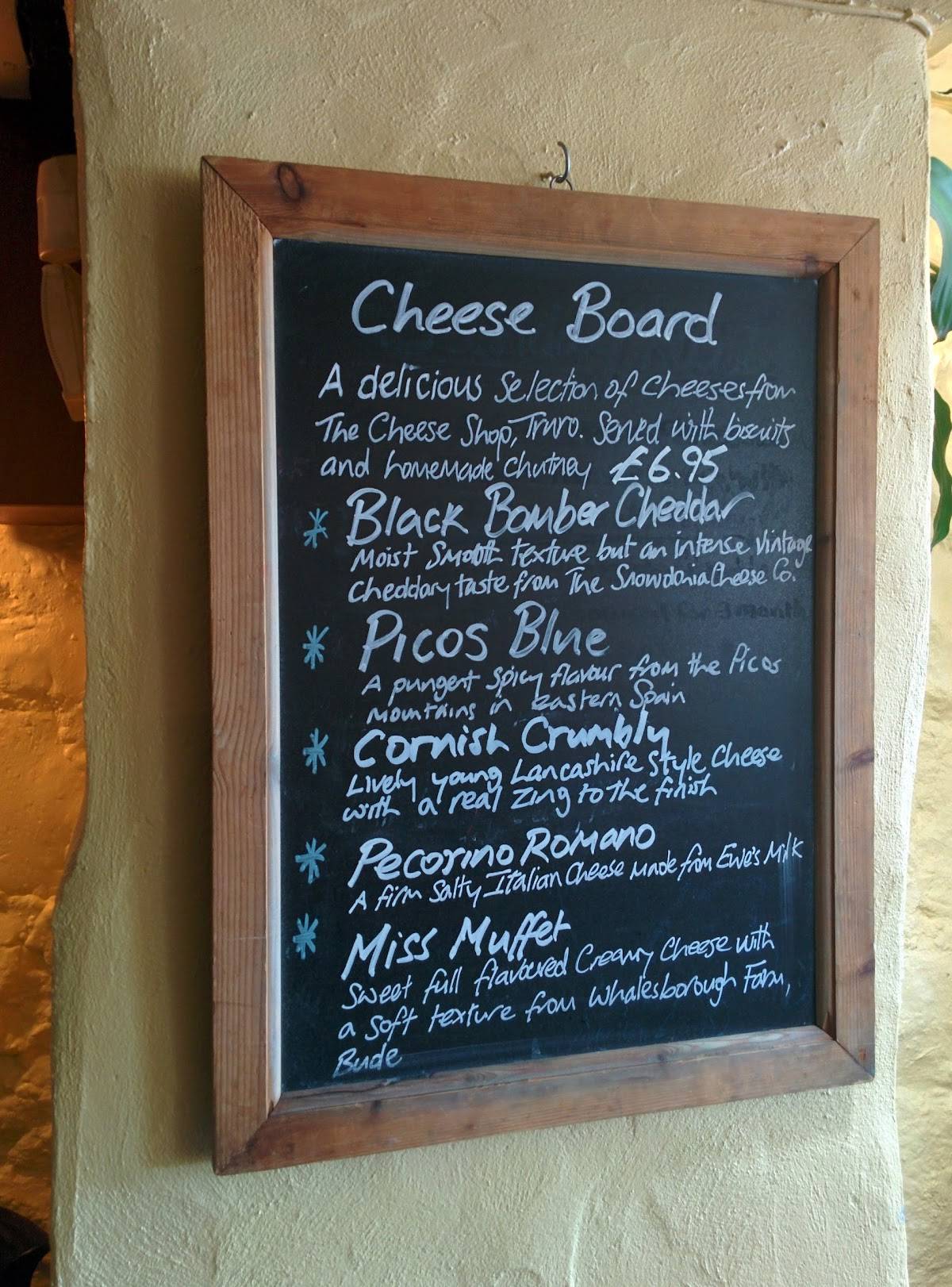 Menu at The Watermill pub & bar, Hayle, The Watermill