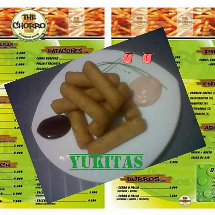 Carta del restaurante The chorro food Las delicias del Gordo #2, Colombia