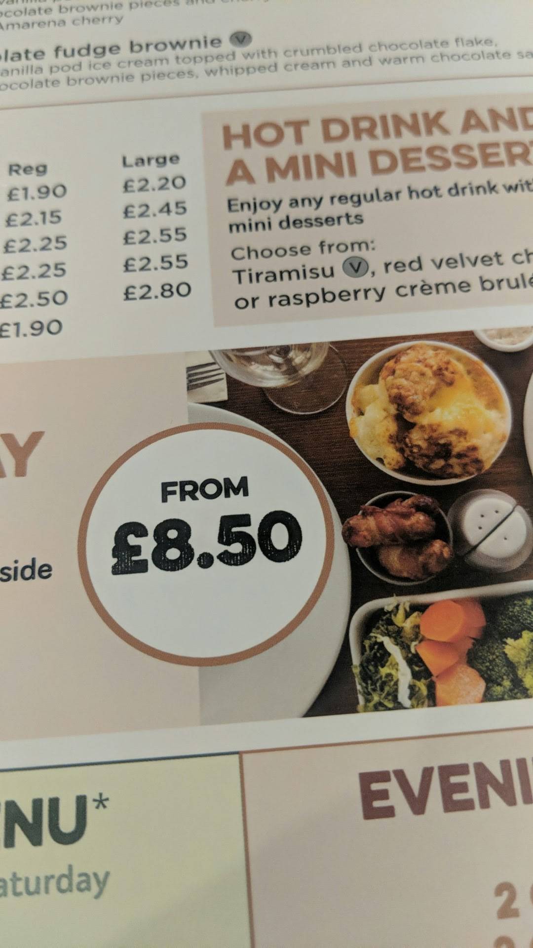 Menu at Three Arches pub & bar, Cardiff